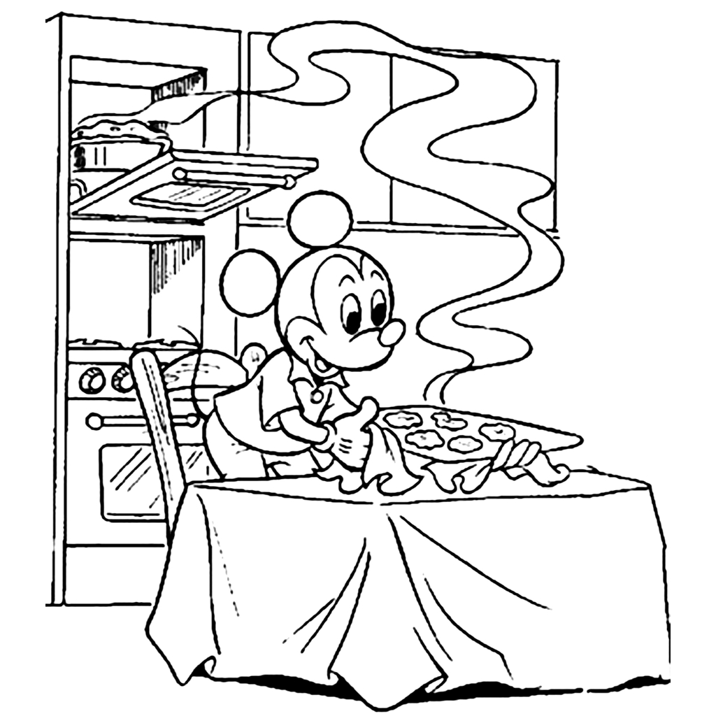 Jual Gambar Sketsa Mewarnai / Mickey Mouse / Part 1 / Gambar Sketsa ...