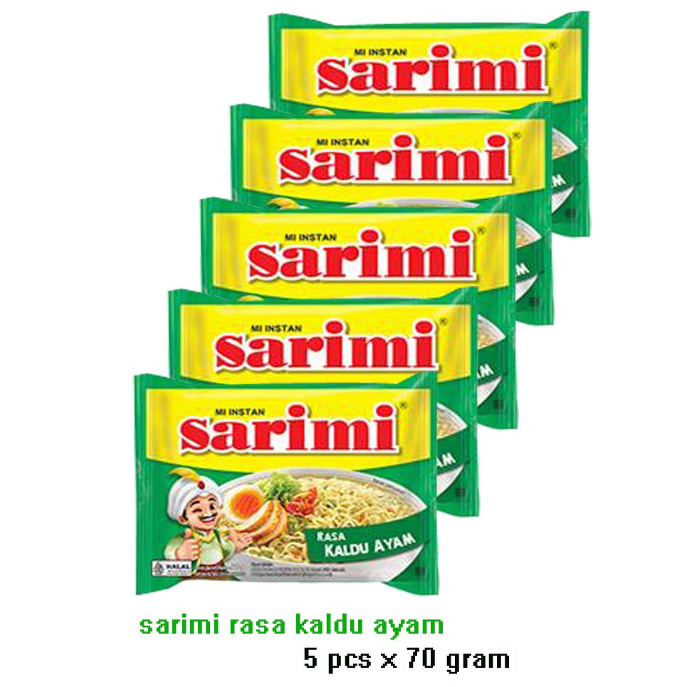 Jual mie Sarimi kaldu ayam [ 5 pcs x 70 gram ] | Shopee Indonesia