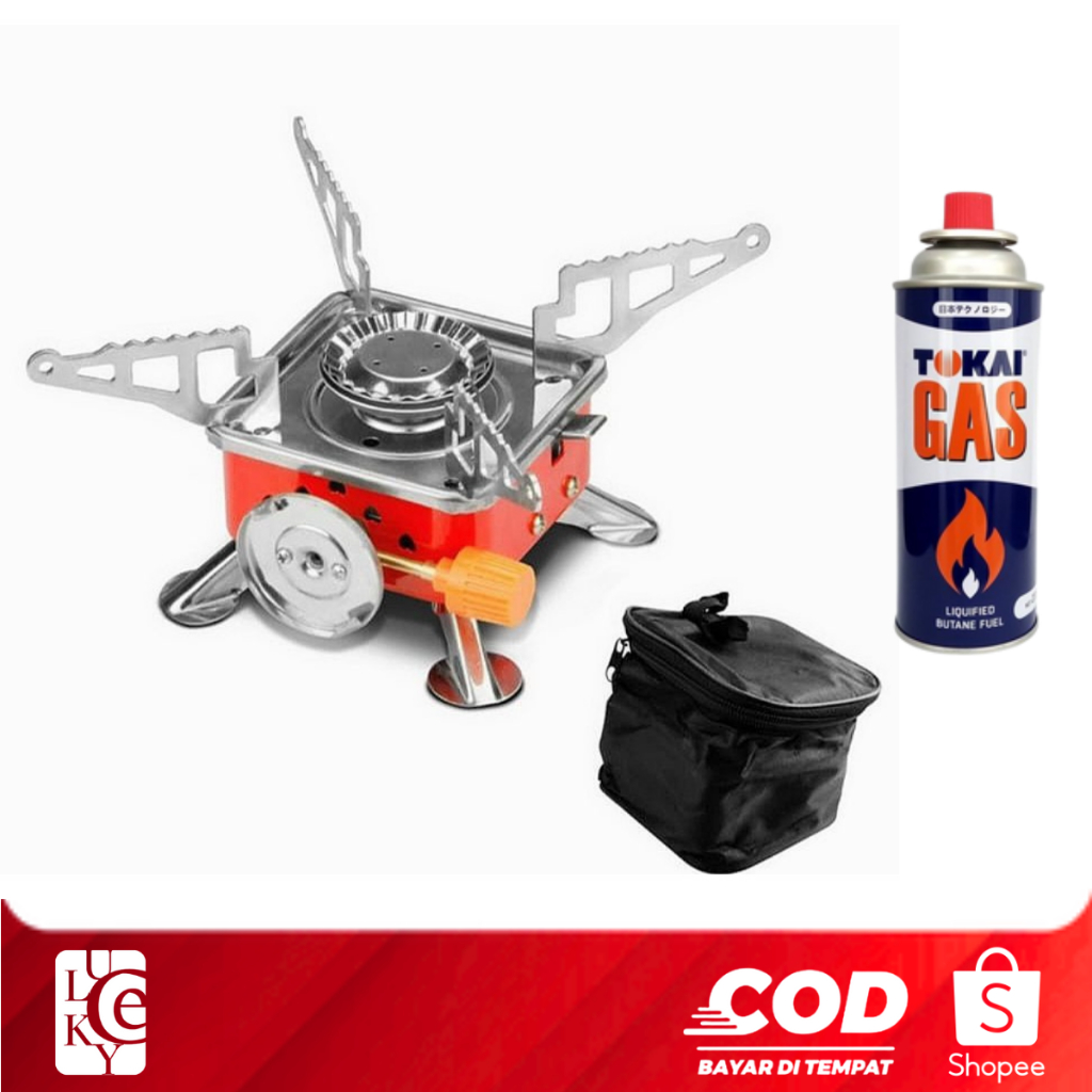 Jual Kompor Camping Gas Kovar Portable Mini Model Kotak Kompor Kotak ...