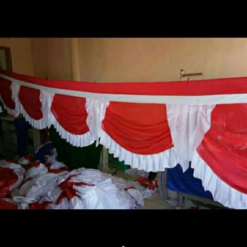 Jual Background merah putih polos | Shopee Indonesia