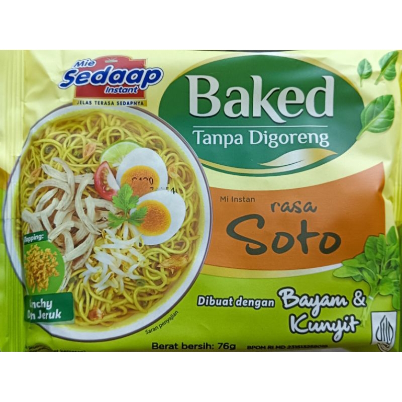 Jual Mie Sedaap Baked Rasa Soto | Shopee Indonesia