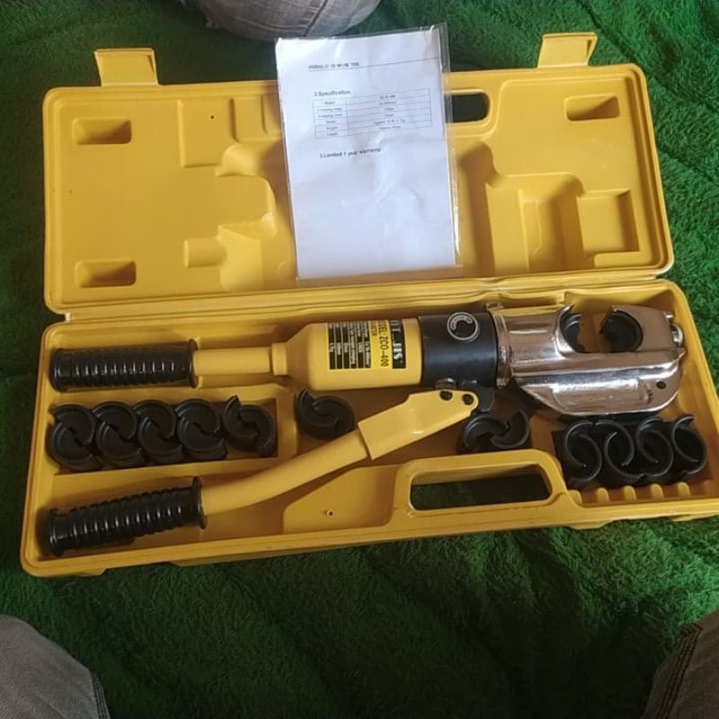 Jual Tang crimping Skun hidrolik ZCO 400 / Hydraulic crimping tool 16 ...