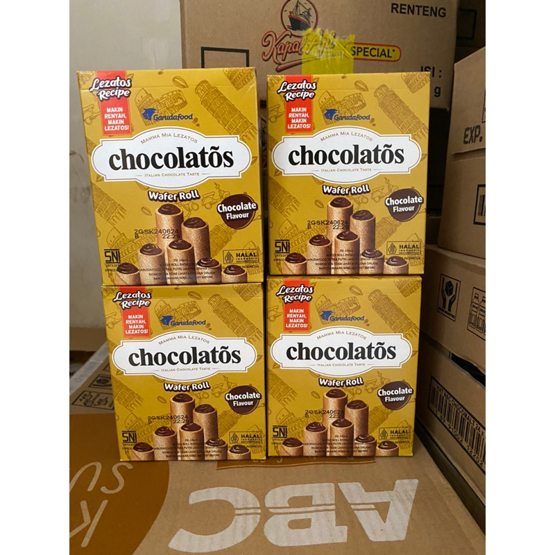 Jual chocolatos 500 ansnack chocolatos roll / jajan chocolatos wafer ...