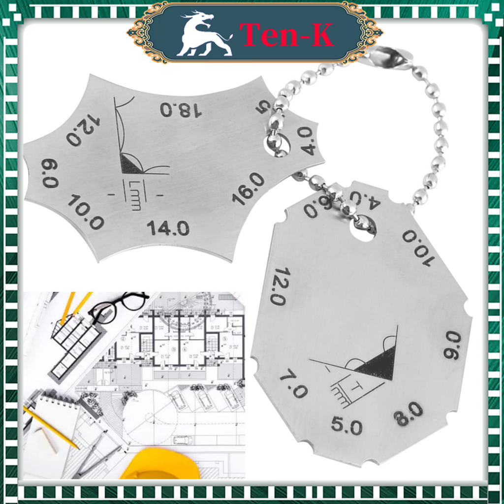 Jual Alat Pengukur Las Fillet Weld Gauge Untuk Kunci Tee Joint Welding Gauge Tenggorokan ...