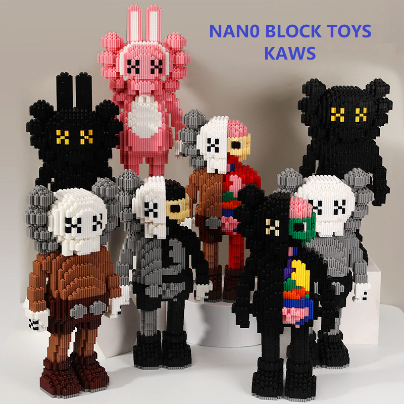 Jual MAINAN BRICKS KAWS SERIES MAINAN BALOK EDUKASI MAINAN KARAKTER 3D ...