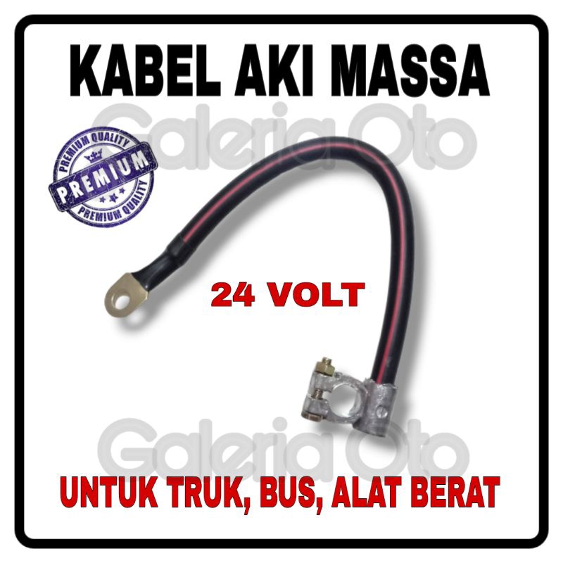 Jual Kabel Aki Massa / Massa Aki Paralel Mobil Truck Bus Alat Berat 24 Volt - Full Tembaga HIGH ...