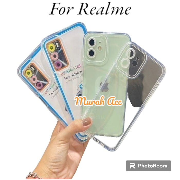 Jual Soft Case Clear Case AirBag Tranparan For REALME Bahan Tebal ...