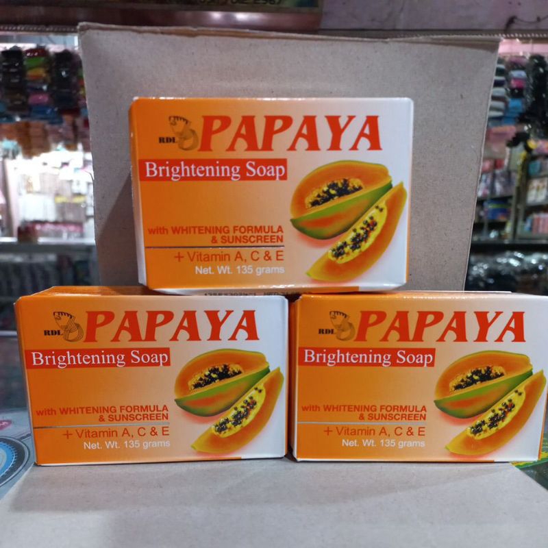 Jual RDL Papaya Brightening Soap ASLI 135gr | Shopee Indonesia