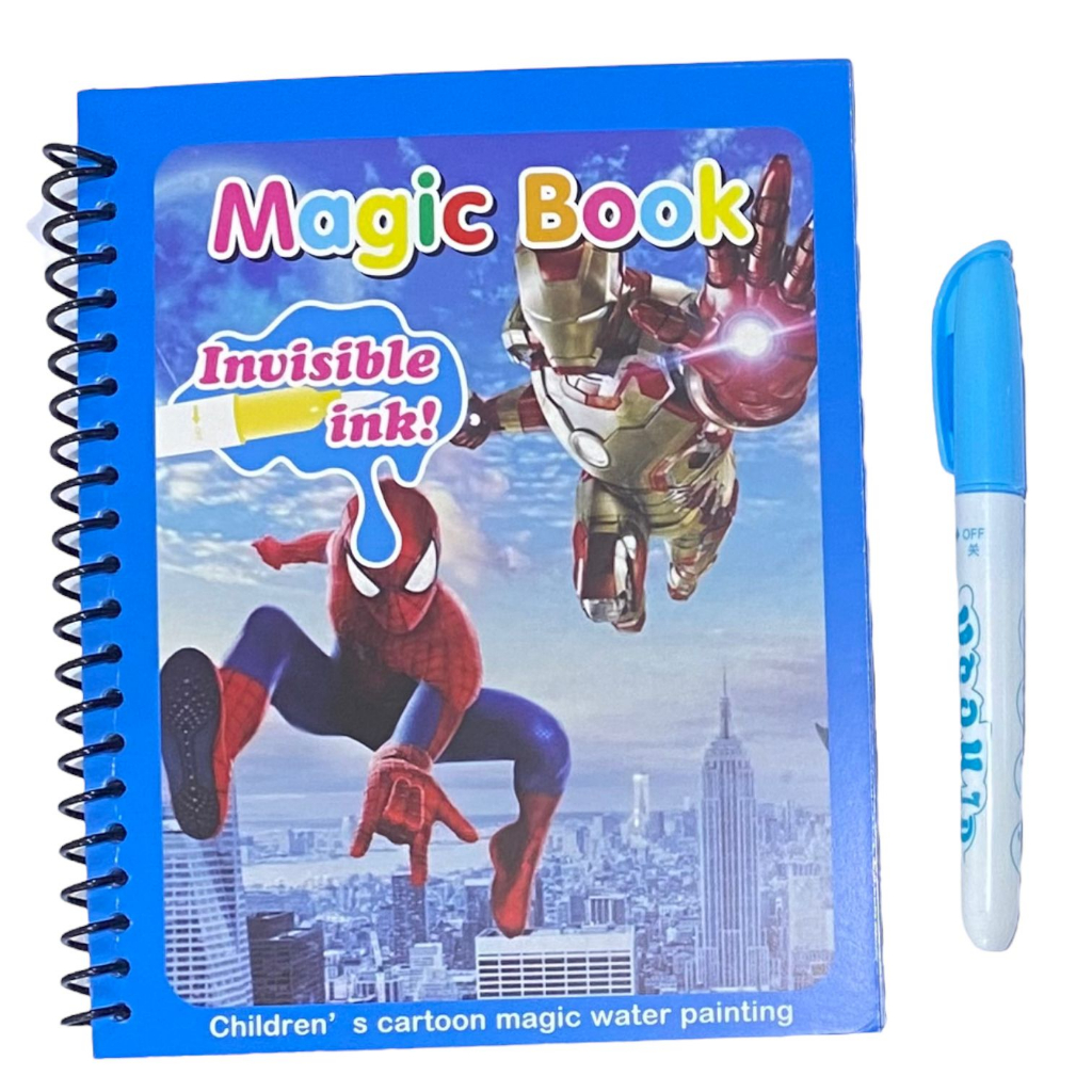 Jual DP Buku Ajaib Megic Water Coloring Book Invisible Ink Buku Gambar ...