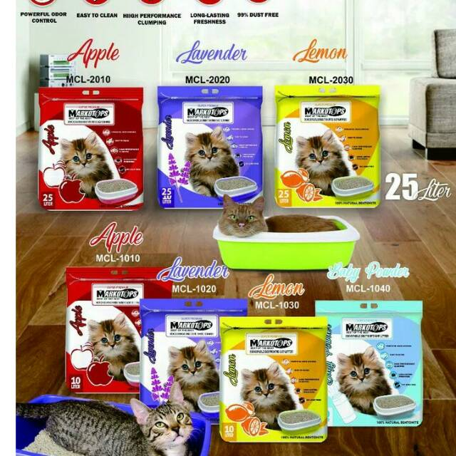 Jual Pasir Markotop 25 L Wangi Gumpal All Variant | Shopee Indonesia