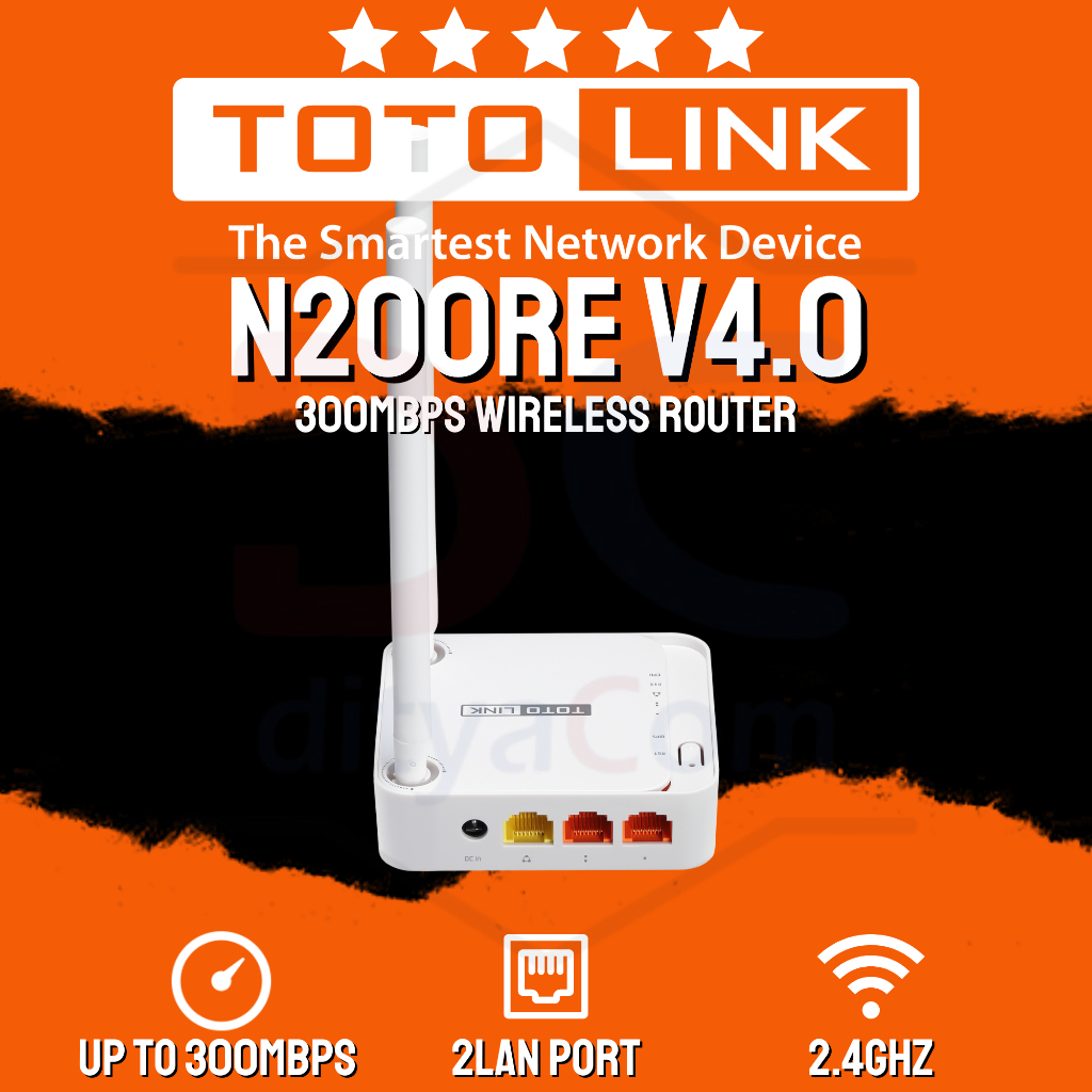 Jual TOTOLINK N200RE 300MBPS MINI WIRELESS N ROUTER [V4.0] | Shopee Indonesia