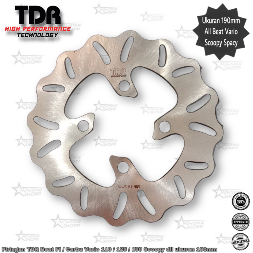 Jual Discbrake Disc Brake / Piringan Cakram Depan TDR Racing ukuran ...