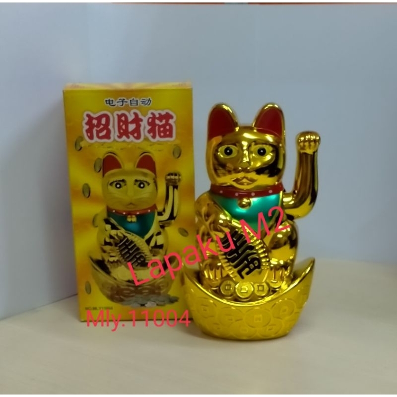 Jual Kucing Hoki Lucky Cat/Miniatur Pajangan Kucing Goyang | Shopee ...