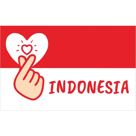 Jual 50 pcs - Stiker Pipi- Agustusan - Sticker Pipi HUT RI Bendera ...