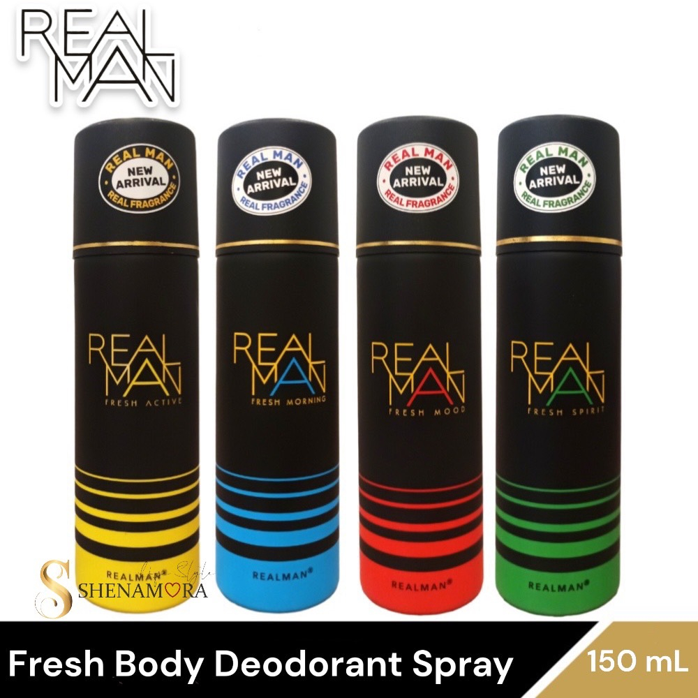Jual Realman Deodorant Body Spray 150 mL | Shopee Indonesia