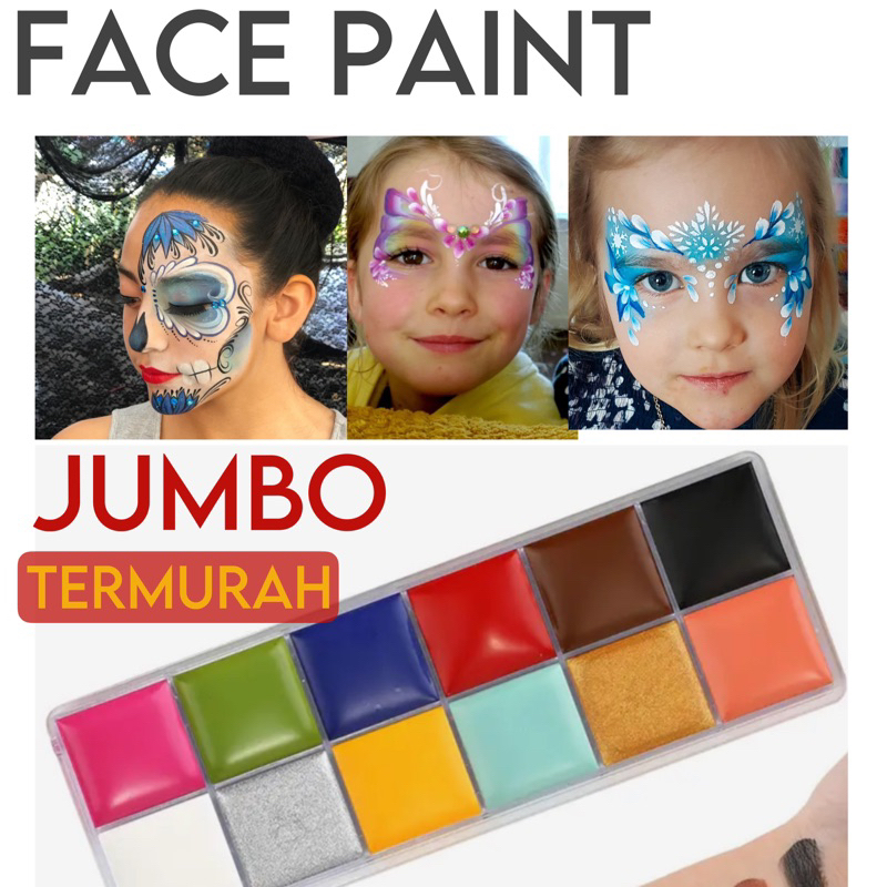 Jual FACEPAINT/CAT WAJAH / FACE PAINT / LUKIS WAJAH | Shopee Indonesia