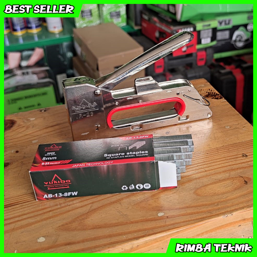 Jual YUKIDO Include Isi Staples 5000pcs 8MM !!! Stapler Tembak ...