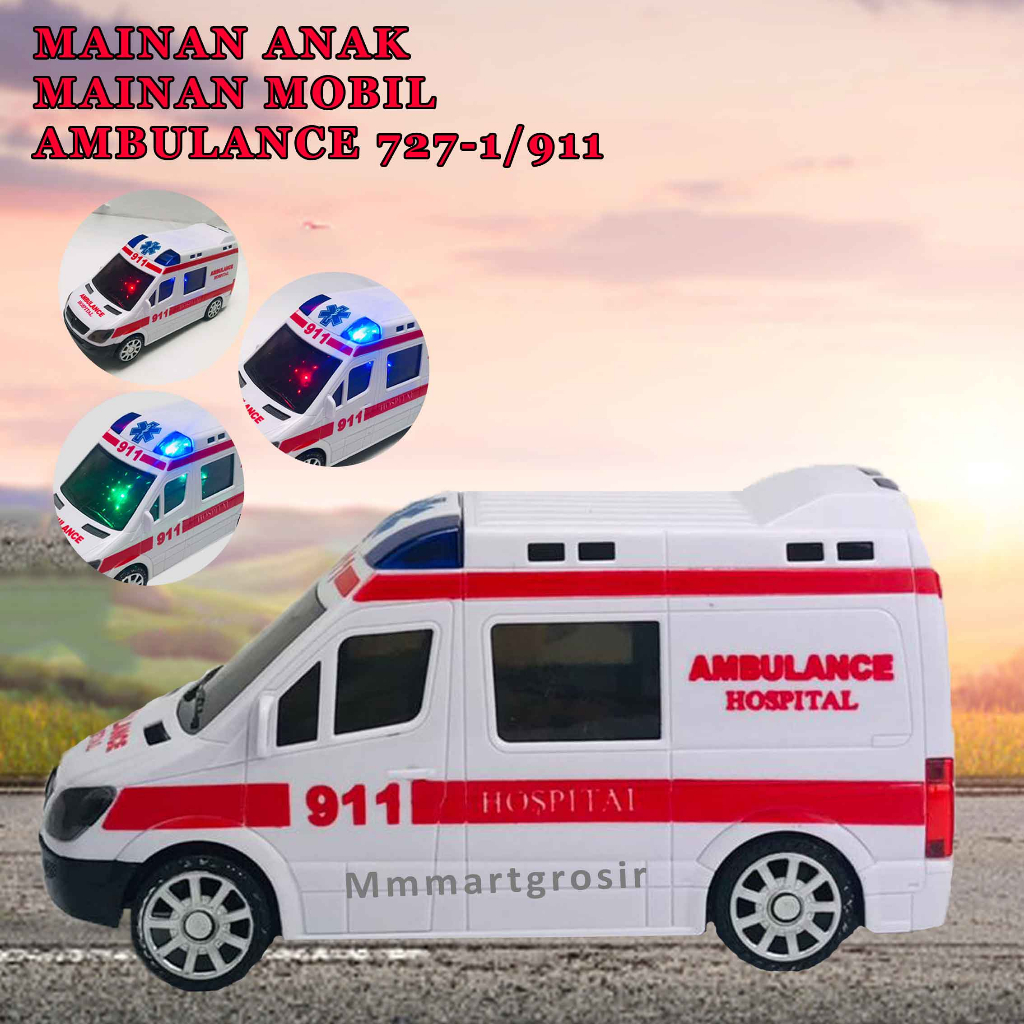 Jual Mainan Mobil Ambulance / Mainan Anak / Mobil Ambulans Bump And Go ...