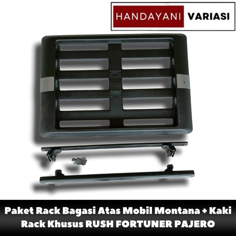 Jual Rak Bagasi Atas Mobil MONTANA Plus Kaki Rack Khusus Rush/Fortuner ...