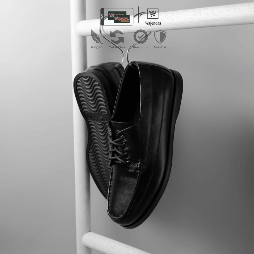 Jual Wajendra x MNDY - Marco Black GL (Kulit Sapi) - Sepatu Loafer ...