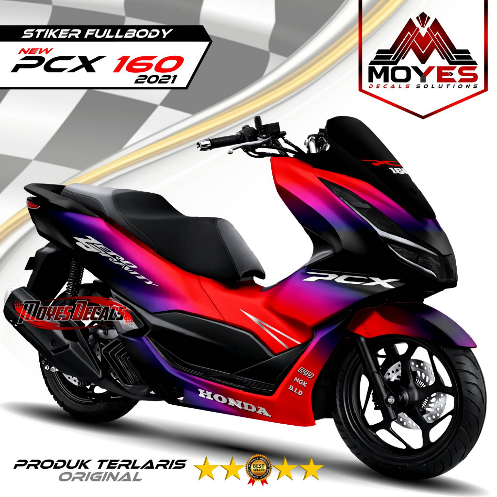 Jual Decal Sticker PCX160 new Fullbody - Sticker PCX 160 Motif 2 warna ...
