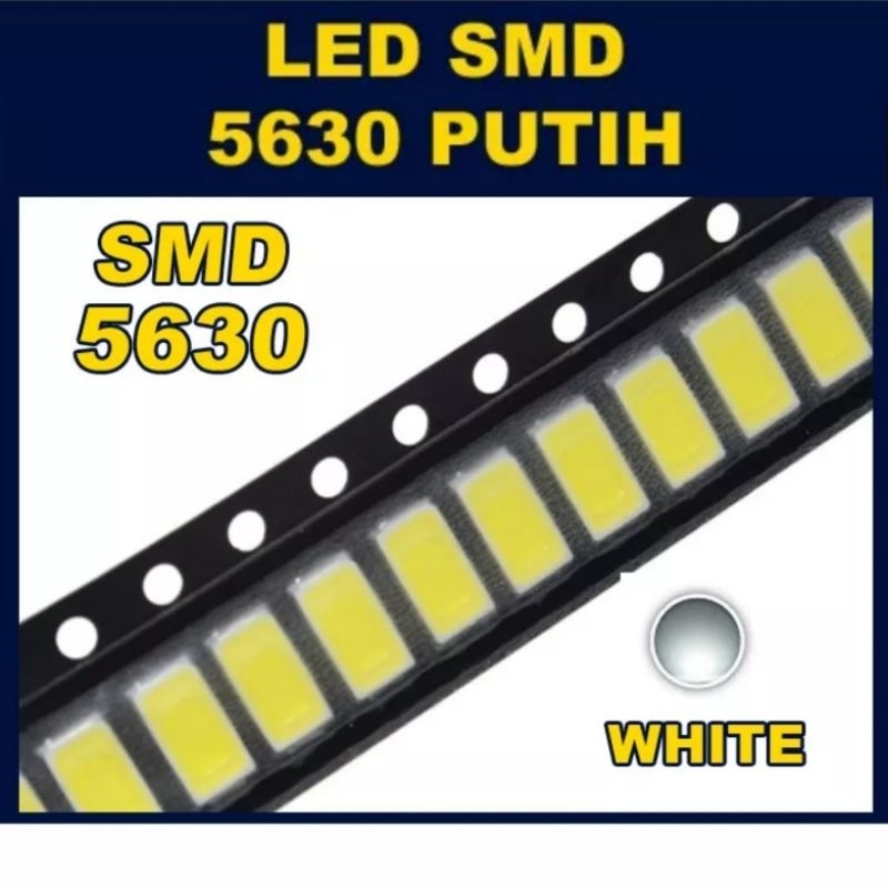 Jual 10Pcs Led SMD 5630 0.5W 3.2-3.4V HPL Ultra Bright Chip White Warm ...