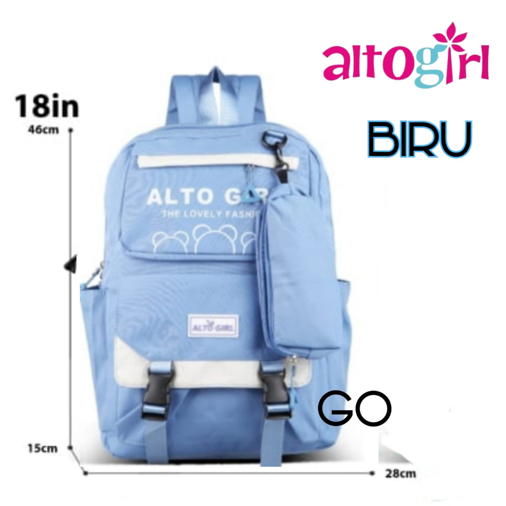 Jual gopro 3 Tas Alto Ransel Girl's Tas Alto Anak Perempuan/Ransel Wanita/Ransel Laptop Tas ...