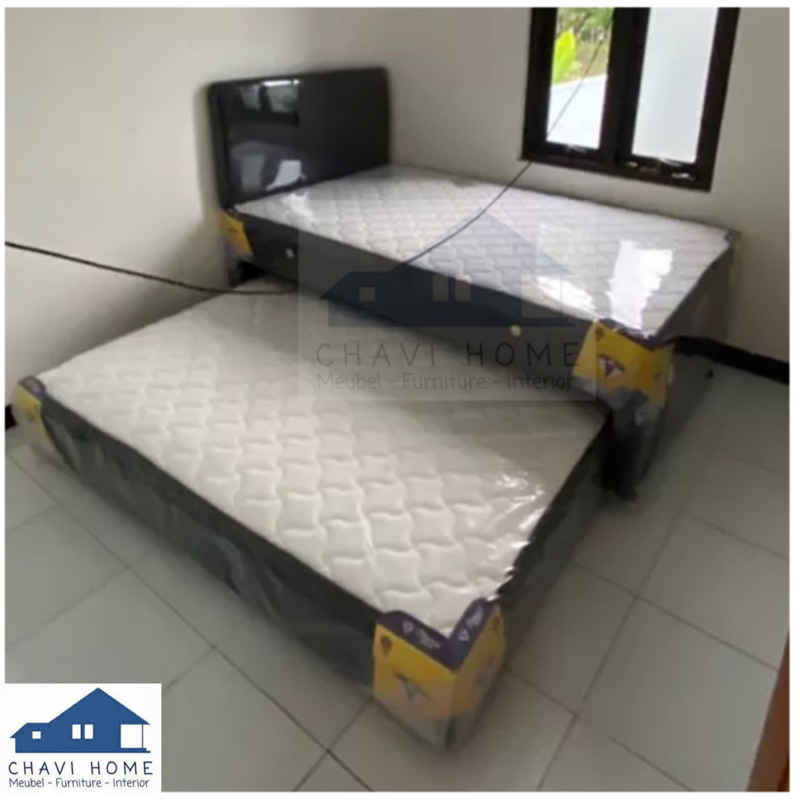 Jual set springbed diamond bella 2in1 sorong spring bed ukuran 120 ...