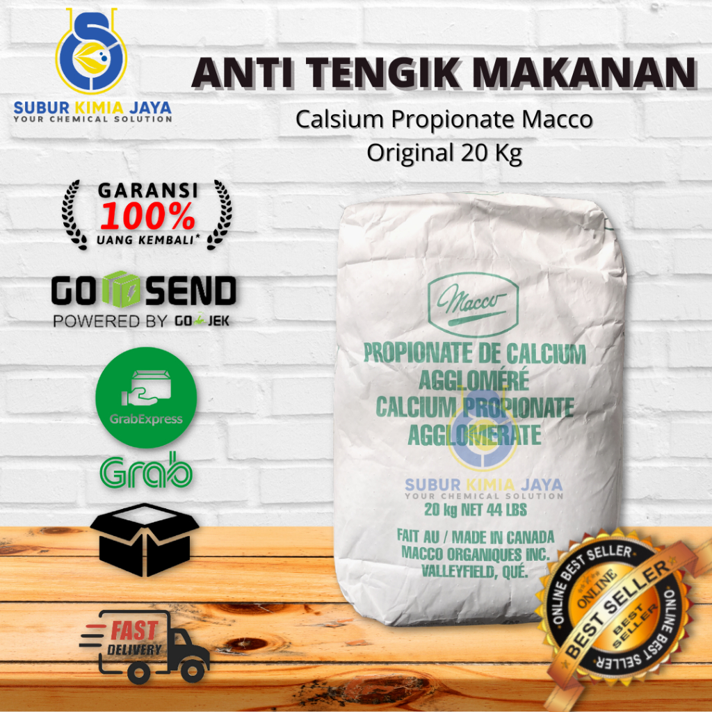 Jual Calcium Propionate Macco / Anti Tengik Makanan 20 KG | Shopee ...