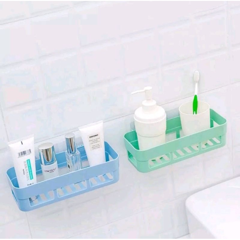 Jual RAK TEMPEL KAMAR MANDI / Rak Alat Mandi Tempel Dinding / Rak kamar ...