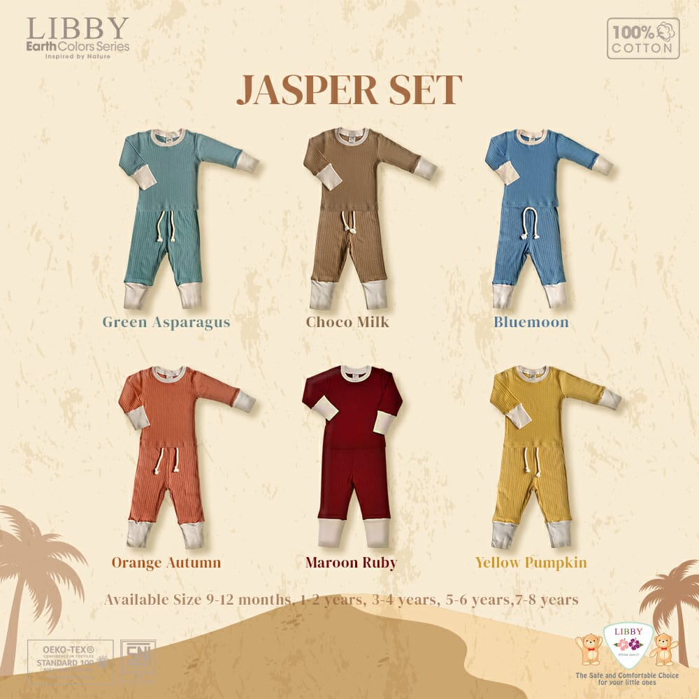 Jual LIBBY Baby | Earth Colors Series JASPER Set_PANJANG . | Shopee ...