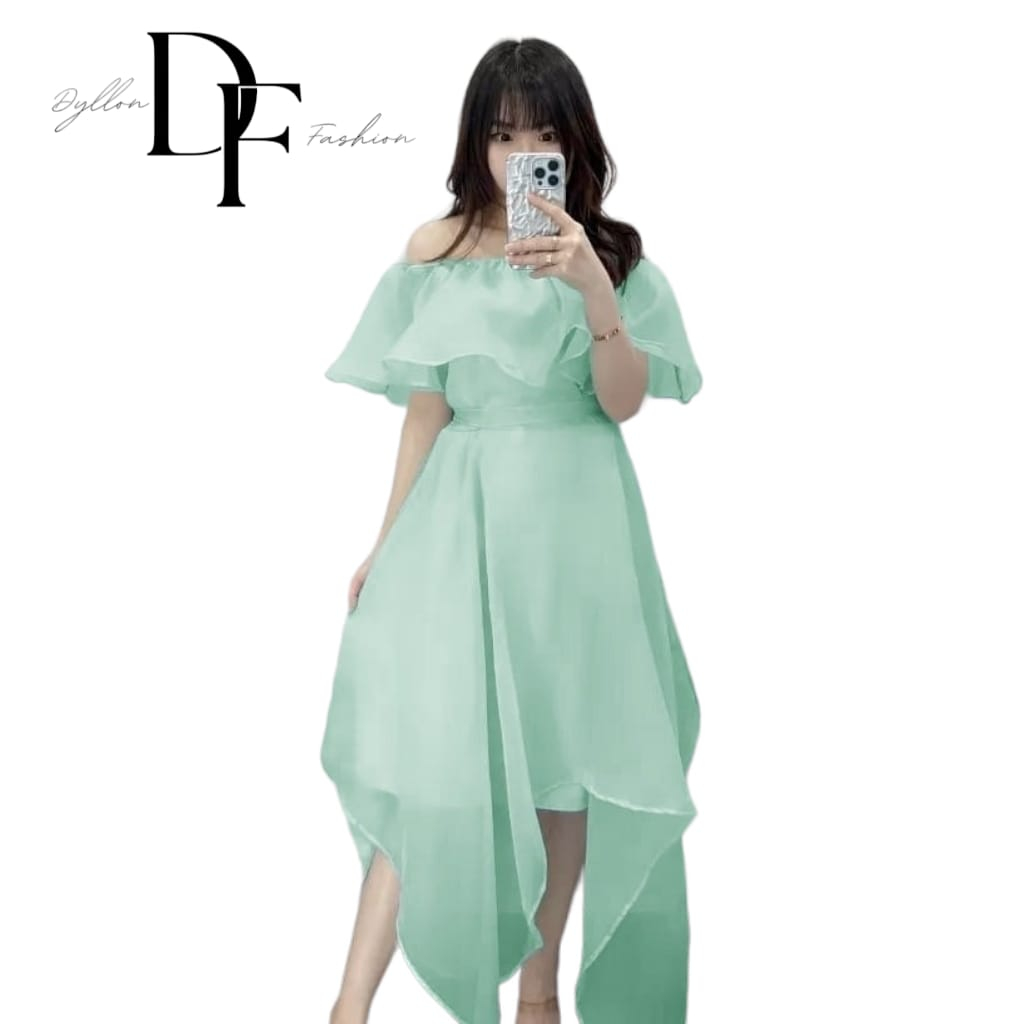Jual DORIA DRESS PREMIUM /DRESS PARTY JUMBO / ORGANZA LAYERED PARTY ...