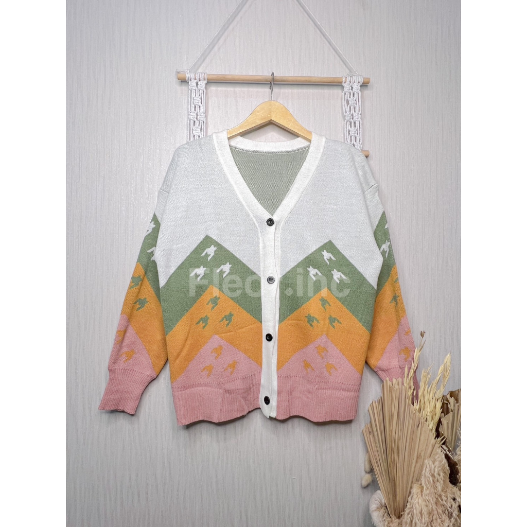 Jual Fluor.Inc - Cardigan Rajut Wanita Ayesha Oversize Premium ...