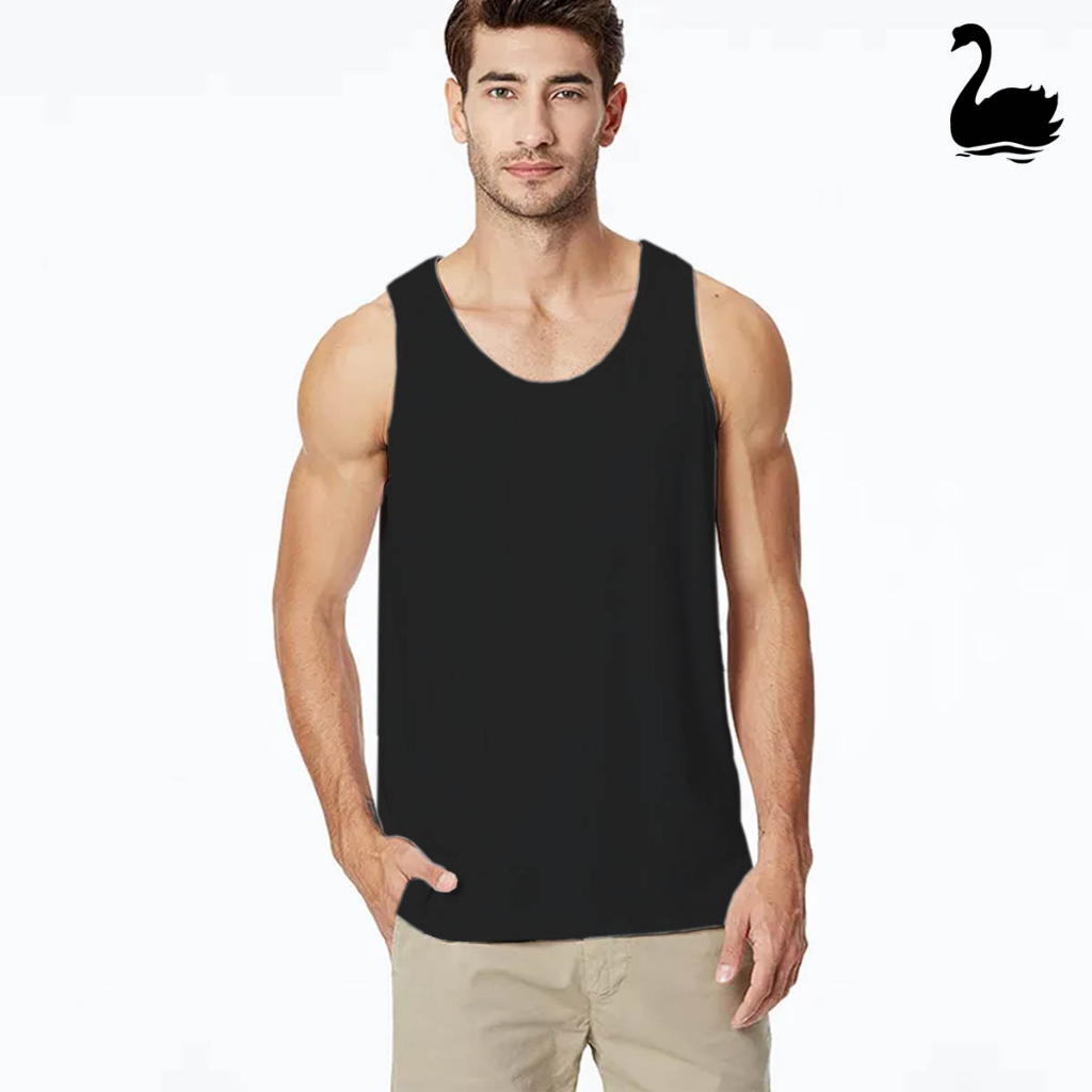 Jual SWAN SHOGUNAVO Kaos Singlet Pria Swan Brand - Type Premium Hitam ...