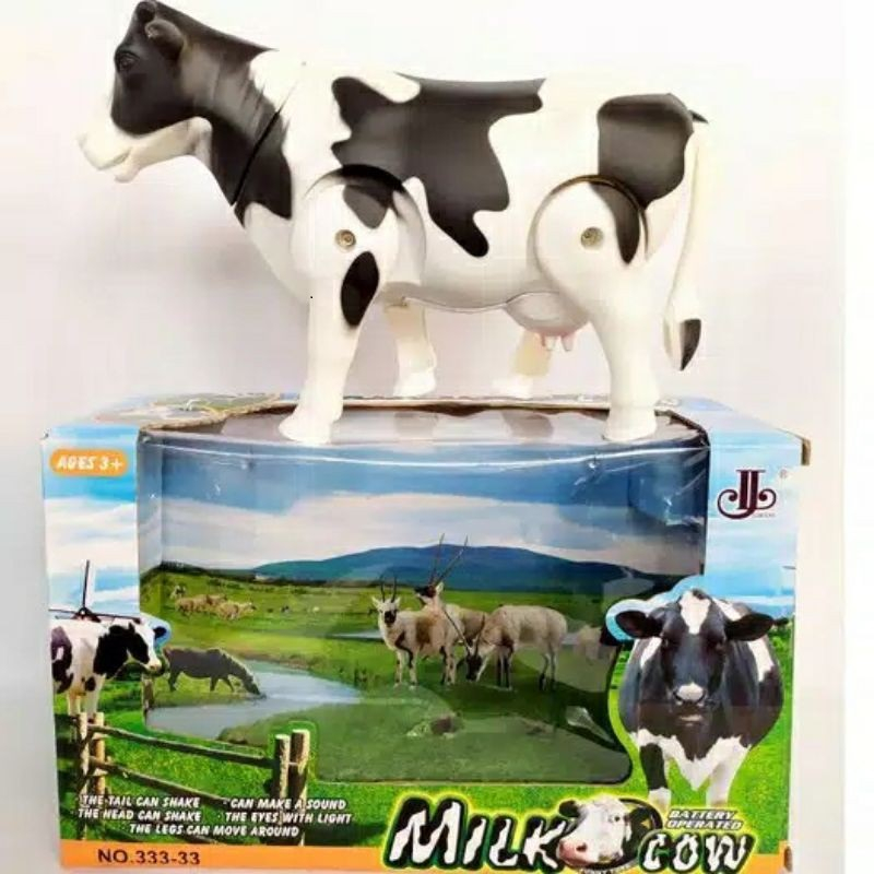 Jual Mainan Sapi Besar Happy Cow Baterai Suara Sapi Musik dan Lampu ...