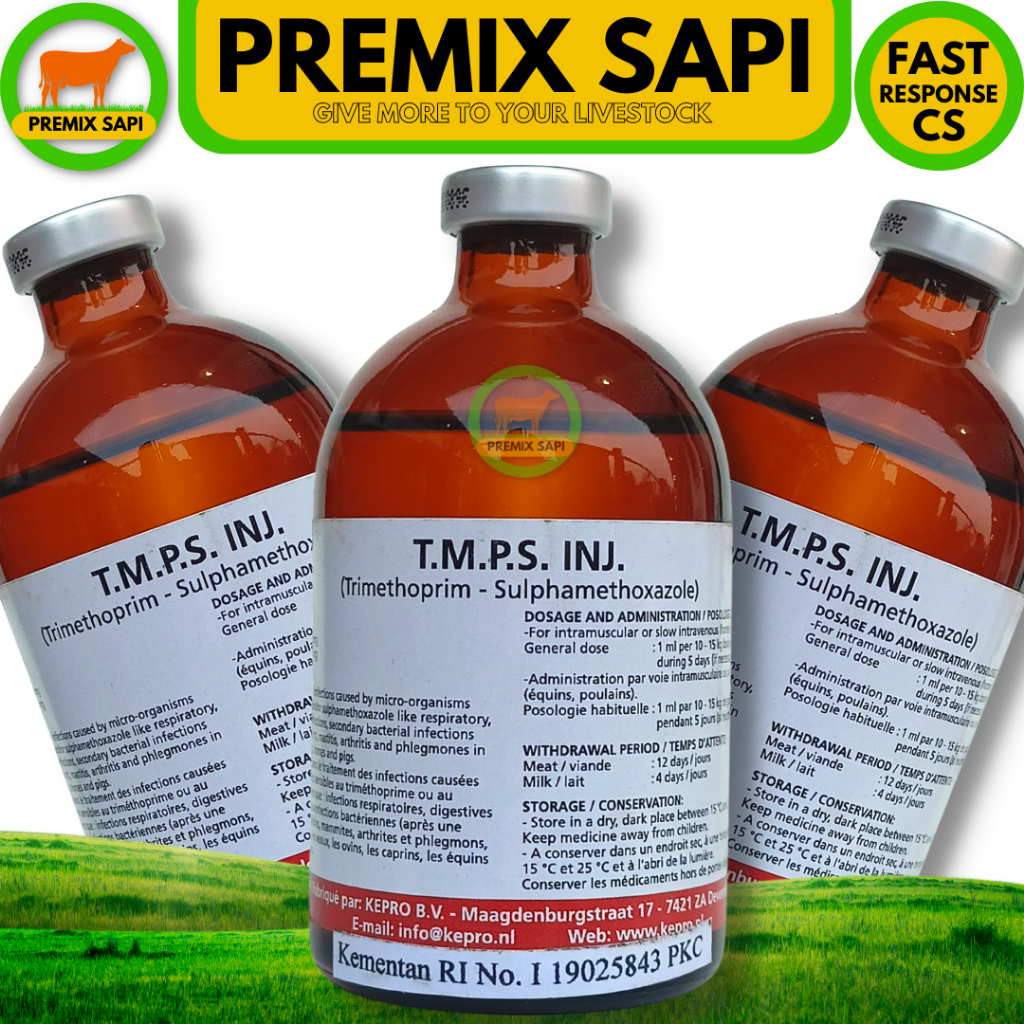 Jual KEPRO TMPS INJ 100ML - Obat Antibiotik Hewan Diare Batuk Pilek ...