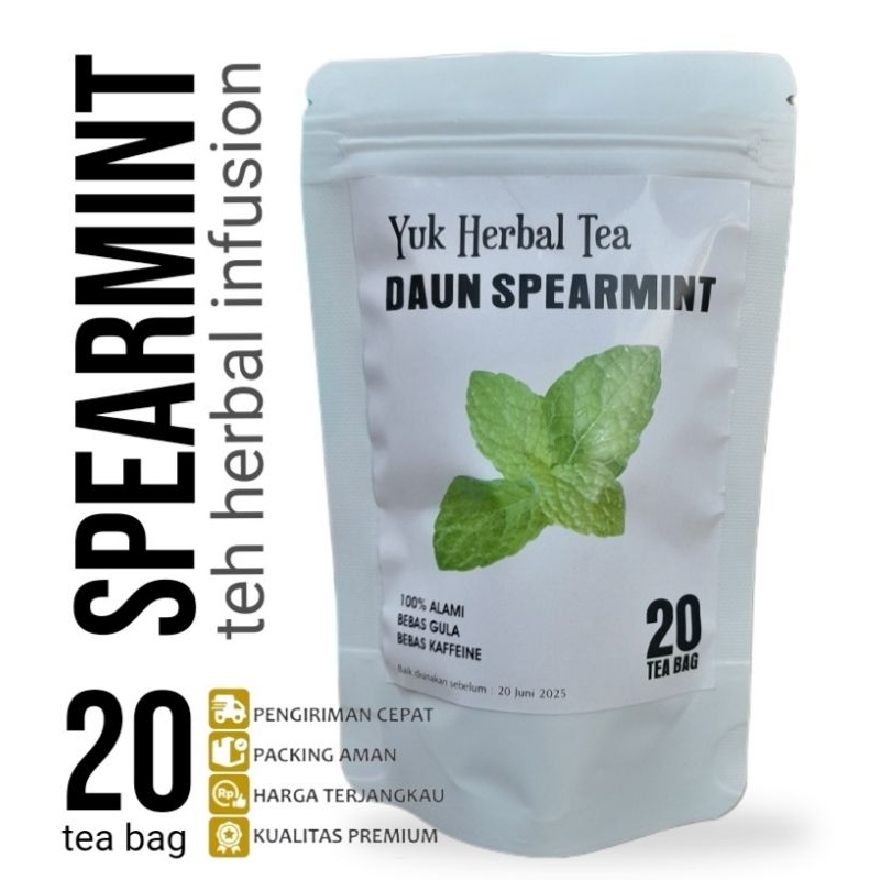 Jual TEH SPEARMINT / SPEARMINT TEA isi 20 tea bag (teh herbal infusion) | Shopee Indonesia