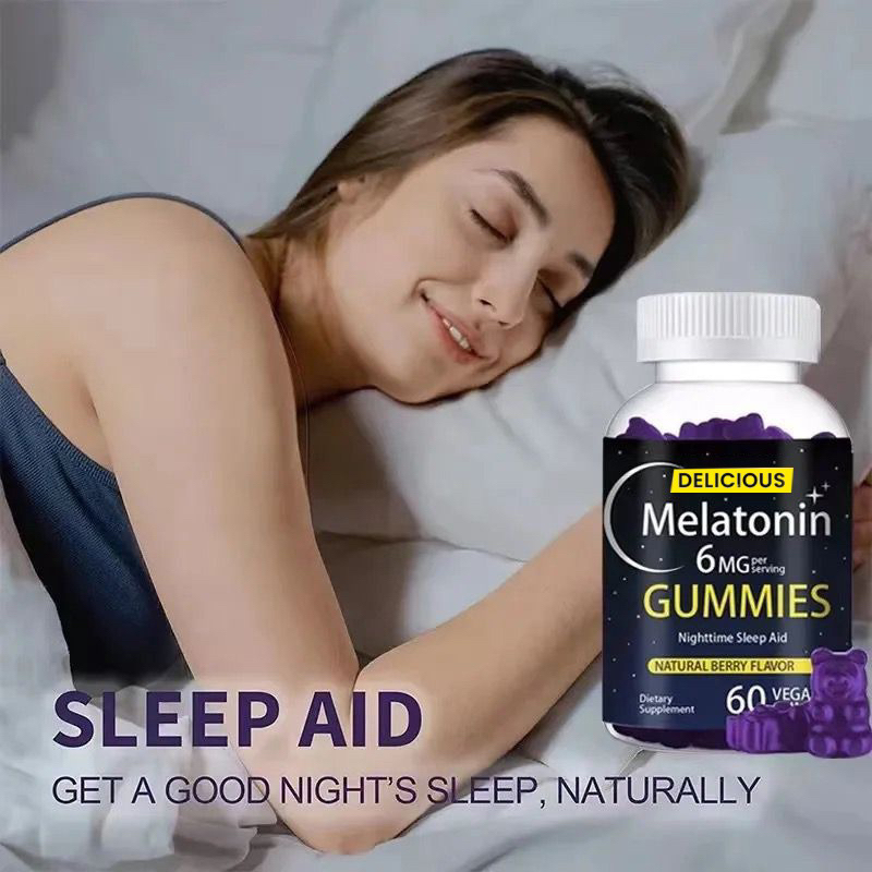 Jual melatonin gummies bear 6 mg permen obat insomnia repack 10 pcs ...