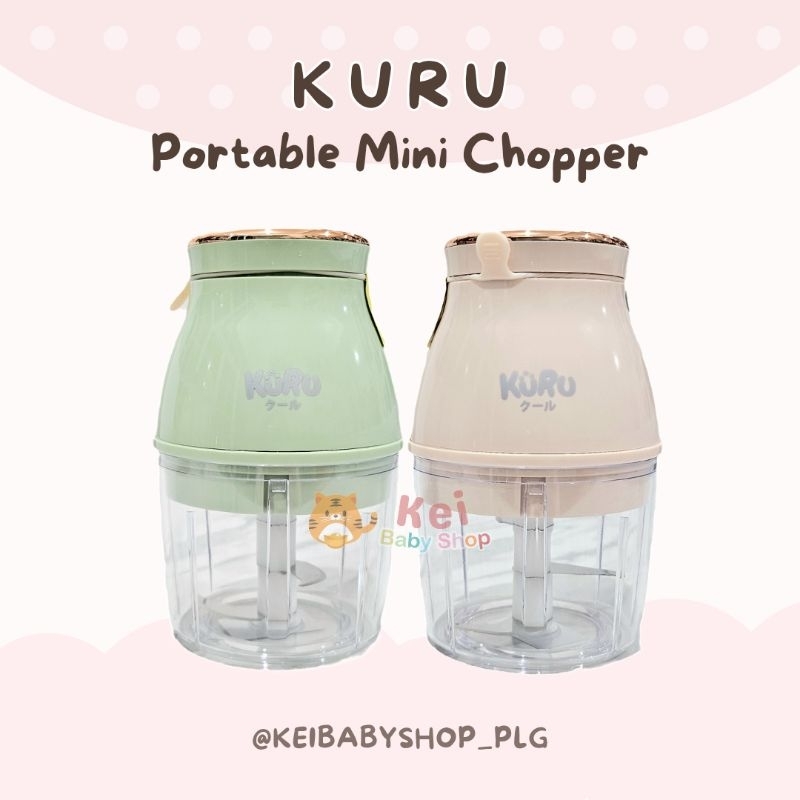 Jual Kuru Baby Portable Mini Chopper Blender Makanan Bayi MPASI / Food ...