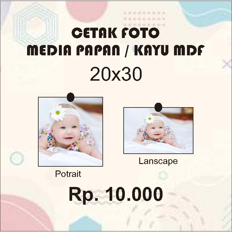 Jual FOTO MDF UKURAN 20X30 ATAU 30X40 | Shopee Indonesia
