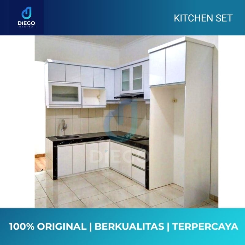 Jual Kitchen Set Minimalis Kitchen Set Hpl Kitchen Set | Shopee Indonesia