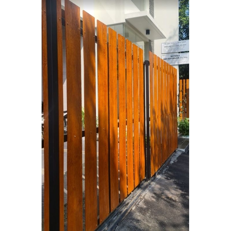 Jual pagar besi hollwo galvanis minimalis modern terkini | Shopee Indonesia