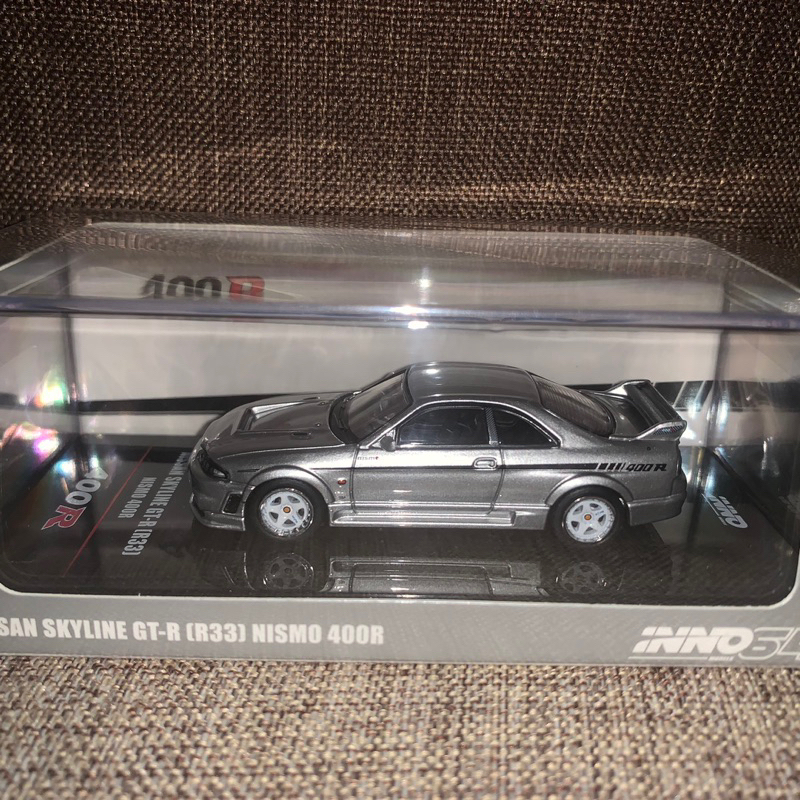 Jual Inno64 Nissan skyline Gt-R R33 Nismo 400R sonic silver | Shopee ...