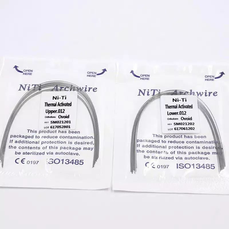 Jual 0Dental Orthodontic Super Elastis NITI Rectangular Arch Wires ...