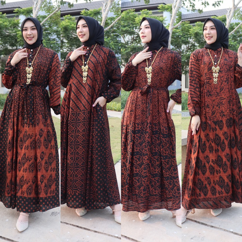 Jual LAURA DRESS BATIK ETNIK PREMIUM GIES | BATIK MODERN | PAKAIAN ...