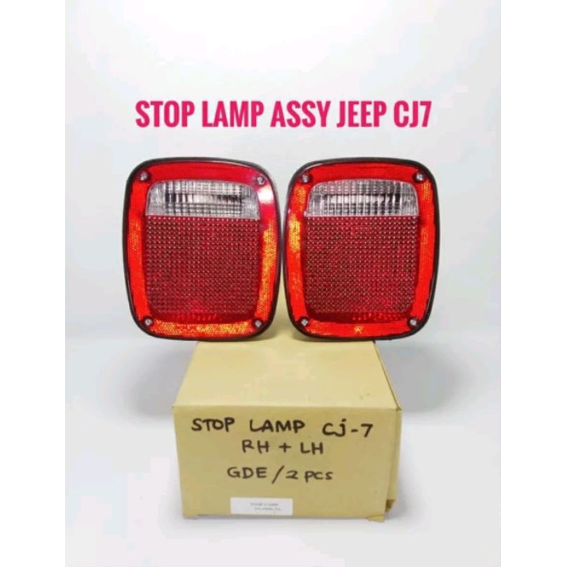 Jual Stop Lamp Assy Jeep CJ7 Lampu Stop Jeep CJ-7 Made in Taiwan 331 ...