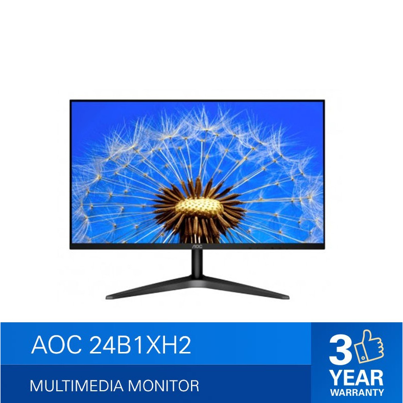 Jual Monitor LED AOC 24B1XH2 Super Slim Monitor 23,8 IPS 100Hz FHD 4Ms ...