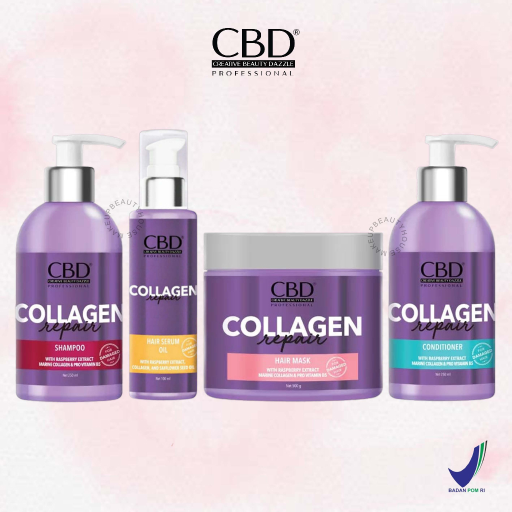 Jual CBD Collagen Repair Series Hair Mask | Shampoo | Conditioner ...