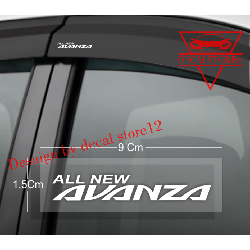 Jual Stiker sticker mobil all new avanza stiker talang air toyota all ...