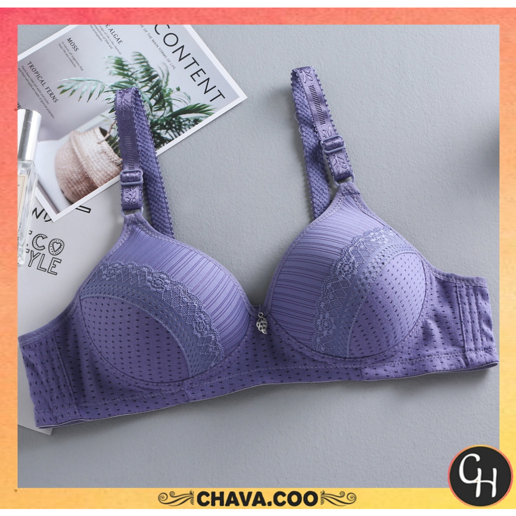 Jual CHAVA | BR1325 Bra Bh Renda Wanita Push Up Seksi Seamless Sexy ...